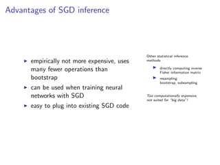 Statistical Inference Using Stochastic Gradient Descent | PDF