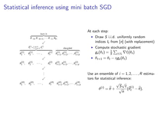 Statistical Inference Using Stochastic Gradient Descent | PDF