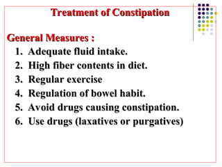 Constipation and IBS and drugs used in their treatment | PPT