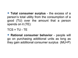 Business Economics 04 Consumer Behaviour | PPT