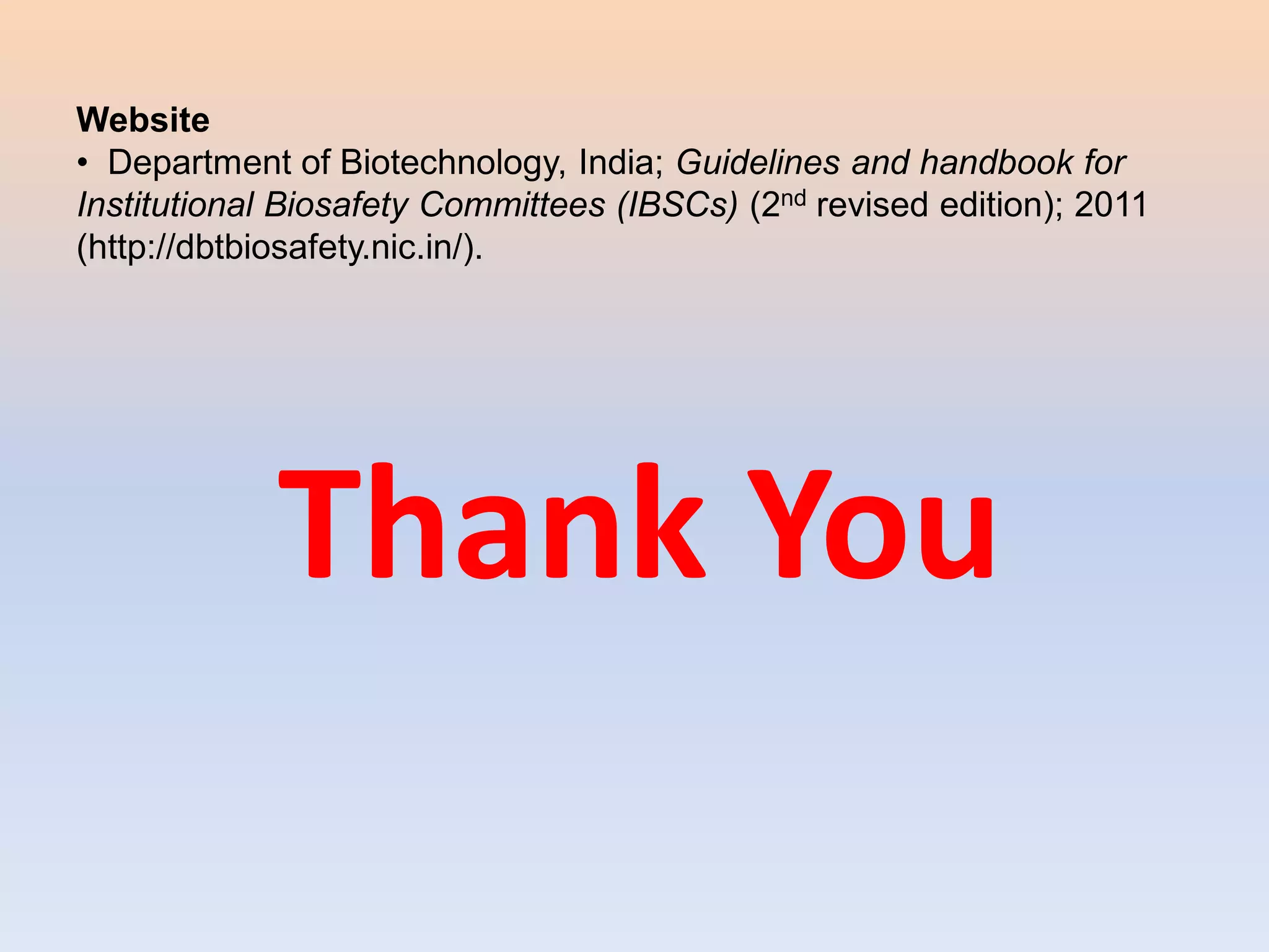 04 control of spills and mechanism of implementation of biosafety guidelines | PDF