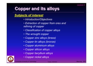 04 copper and copper alloys | PDF