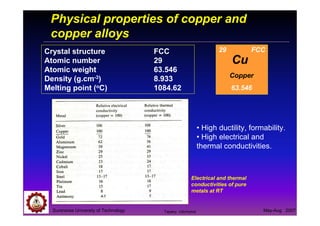 04 copper and copper alloys | PDF