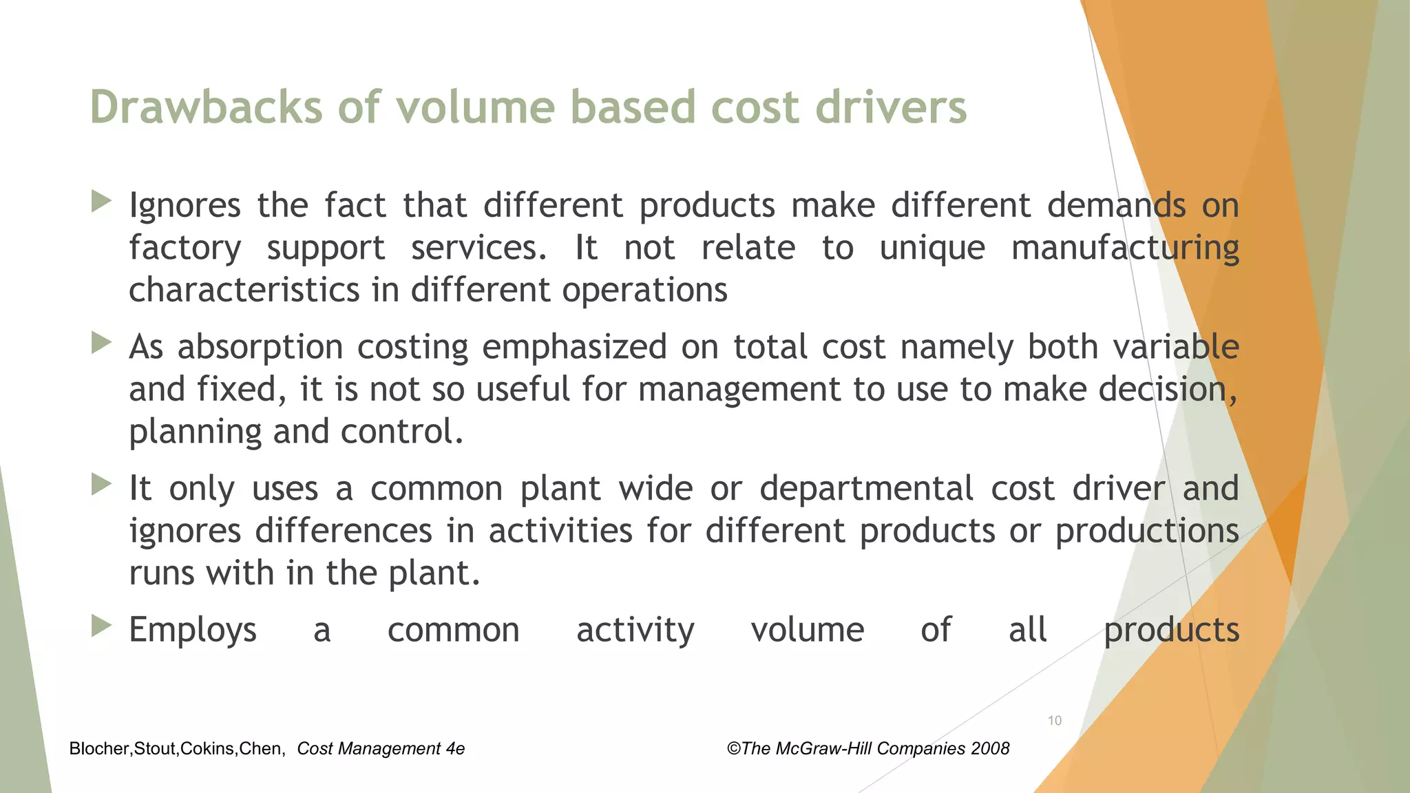 04 cost drivers final | PPT