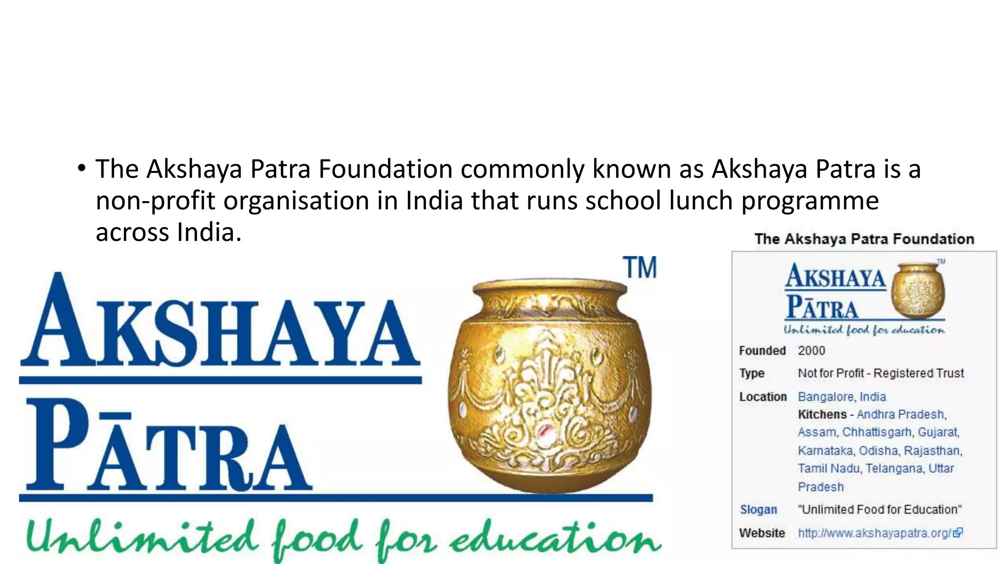 current operations dasra presentation | PPT