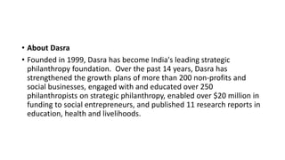 current operations dasra presentation | PPT