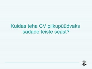 CV - Curriculum Vitae | PPT