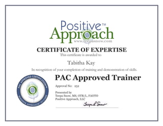 E-Certificate PAC | PDF