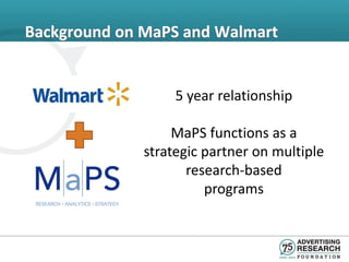 Walmart Marketing 360° Measurement A Kantar Collaboration | PPT