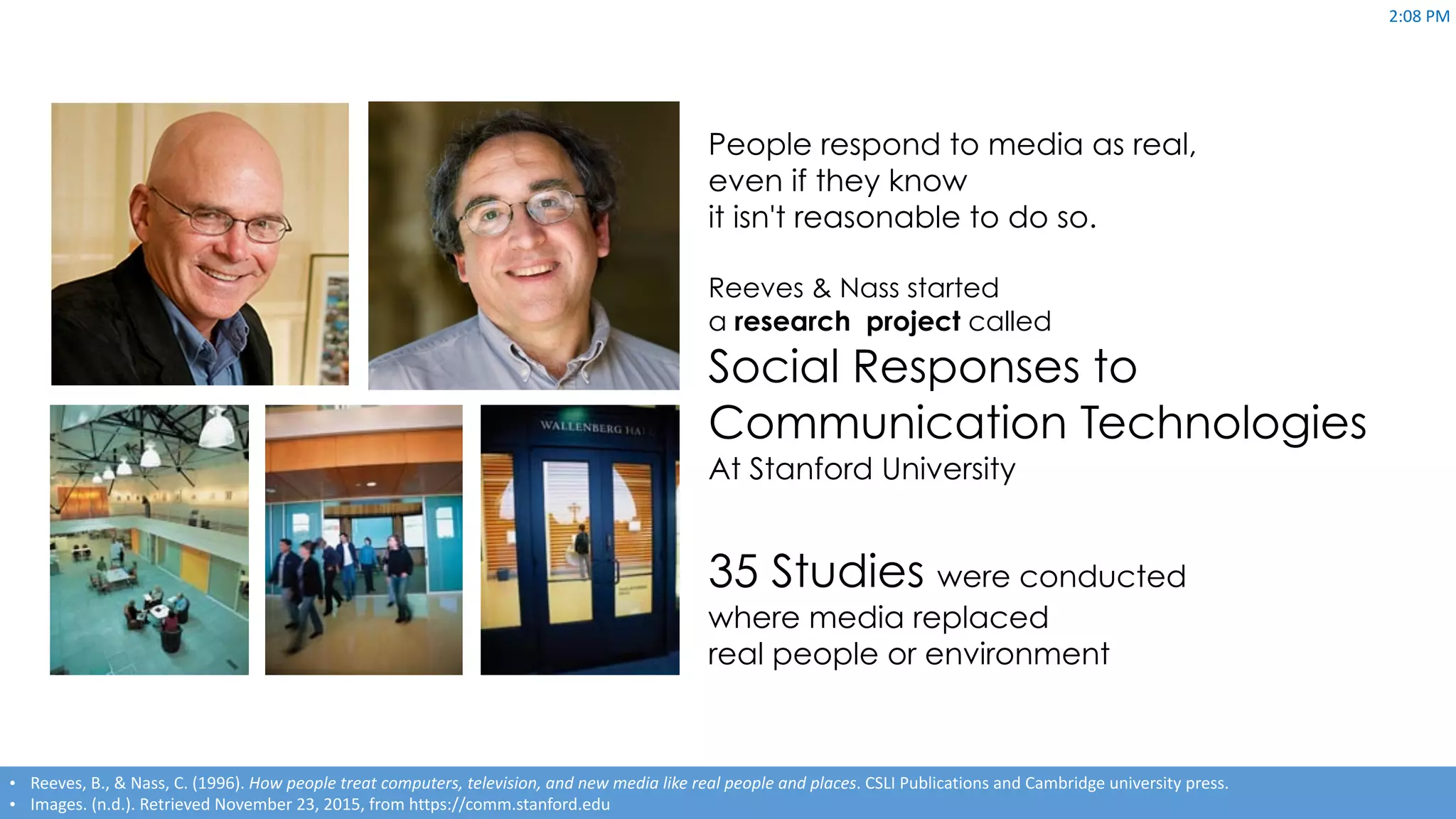 Media Equation Presentation Draft (1) | PPT