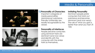 Media Equation Presentation Draft (1) | PDF