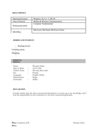 priyanka final Resume | RTF