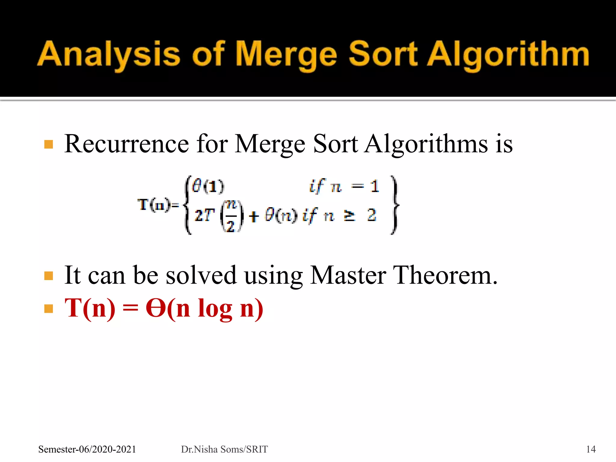 Merge sort | PPTX