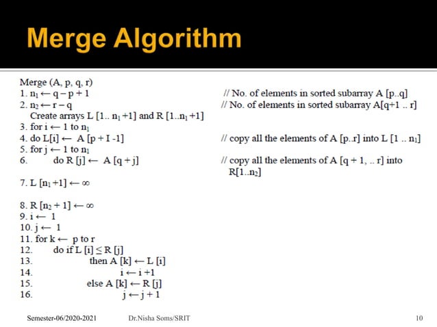 Merge sort | PPT
