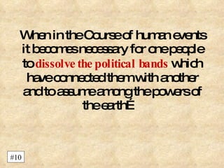 Declaration Of Independence | PPT