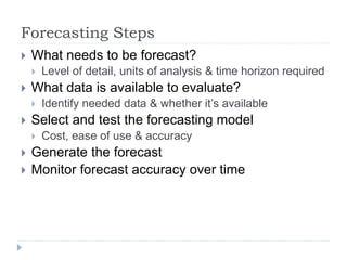 04 demand forecasting | PPT