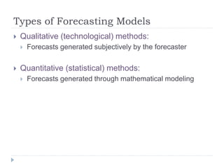 04 demand forecasting | PPT