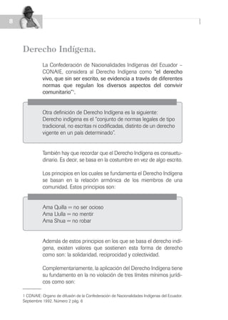 DERECHO INDÍGENA EN ECUADOR | PDF