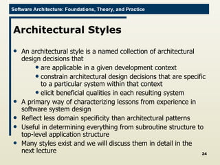 04 designing architectures | PPT