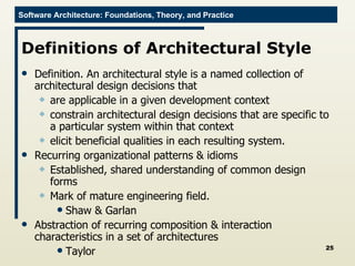 04 designing architectures | PPT