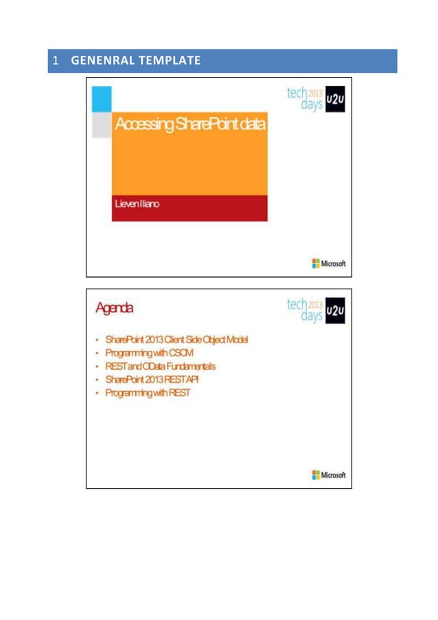 Deep Dive SharePoint 2013: Accessing SharePoint data | PDF