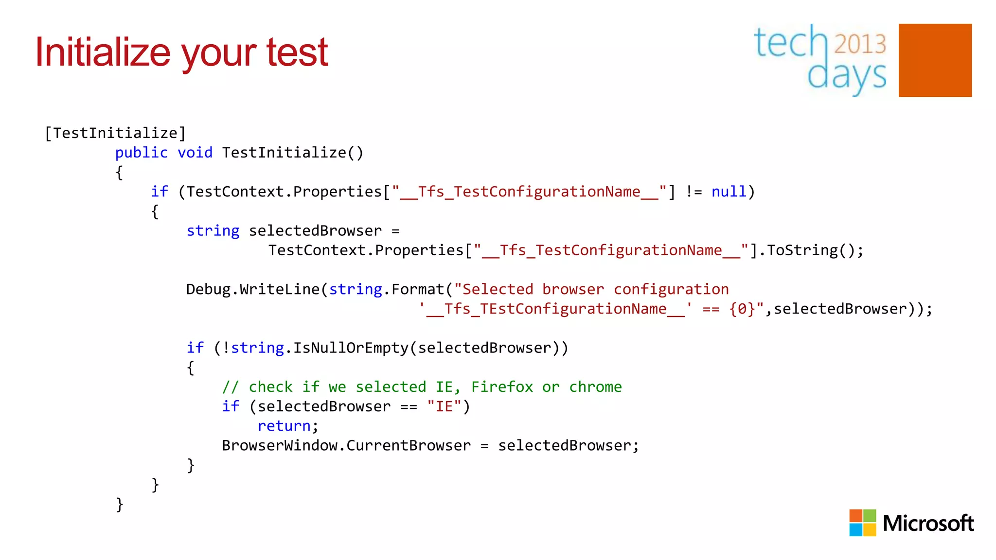 Deep Dive Modern Apps Lifecycle with Visual Studio 2012: How to create ...
