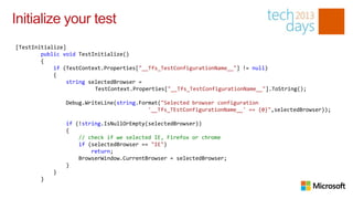 Deep Dive Modern Apps Lifecycle with Visual Studio 2012: How to create ...