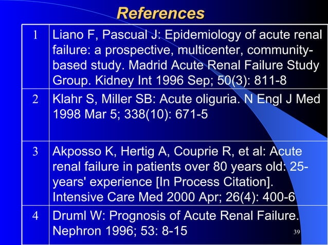 04 Differential Diagnosis Of Acute Renal Failure | PPT