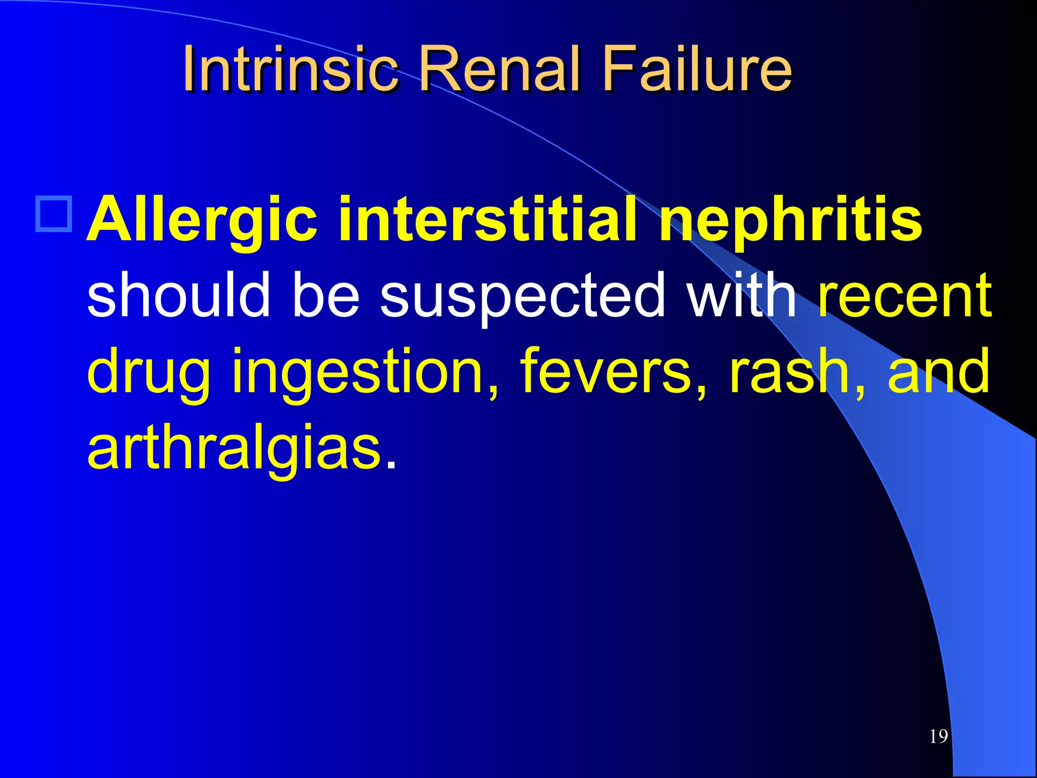 04 Differential Diagnosis Of Acute Renal Failure | PPT