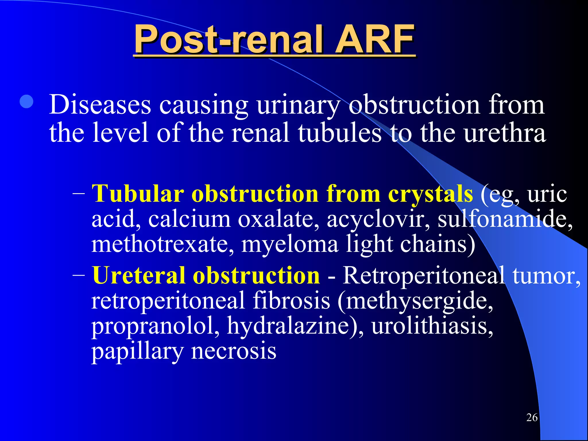 04 Differential Diagnosis Of Acute Renal Failure | PPT