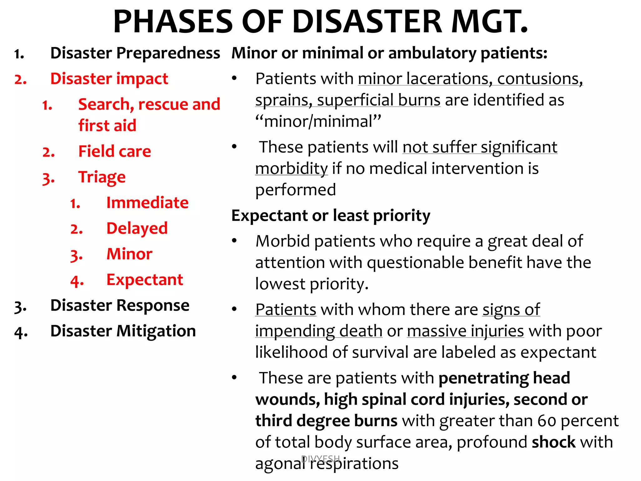 Disaster Management (ANP, MSC PREVIOUS) | PPTX
