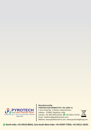"Driver Solutions Catalogue: Pyrotech Electronics Pvt Ltd" | PDF