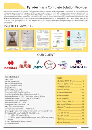 "Driver Solutions Catalogue: Pyrotech Electronics Pvt Ltd" | PDF