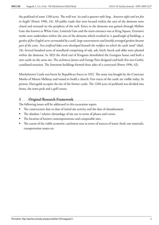 Archaeological Report - Stagpark 1, Co. Cork (Ireland) | PDF