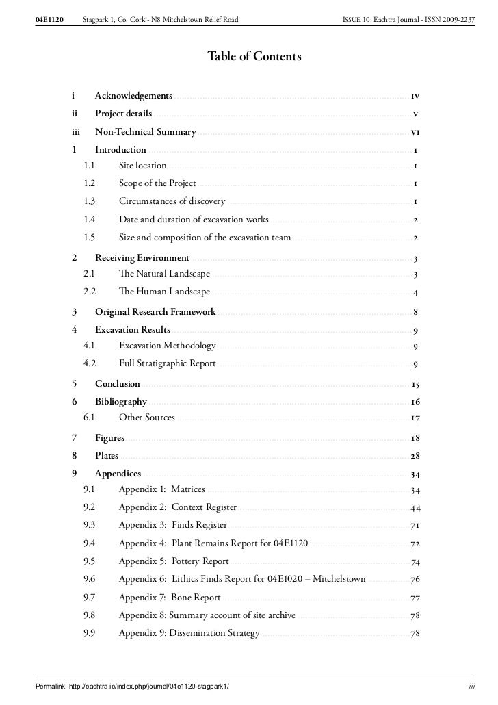 Archaeological Report - Stagpark 1, Co. Cork (Ireland) | PDF