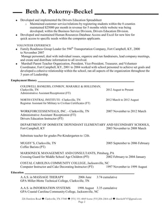 beckel resume | PDF