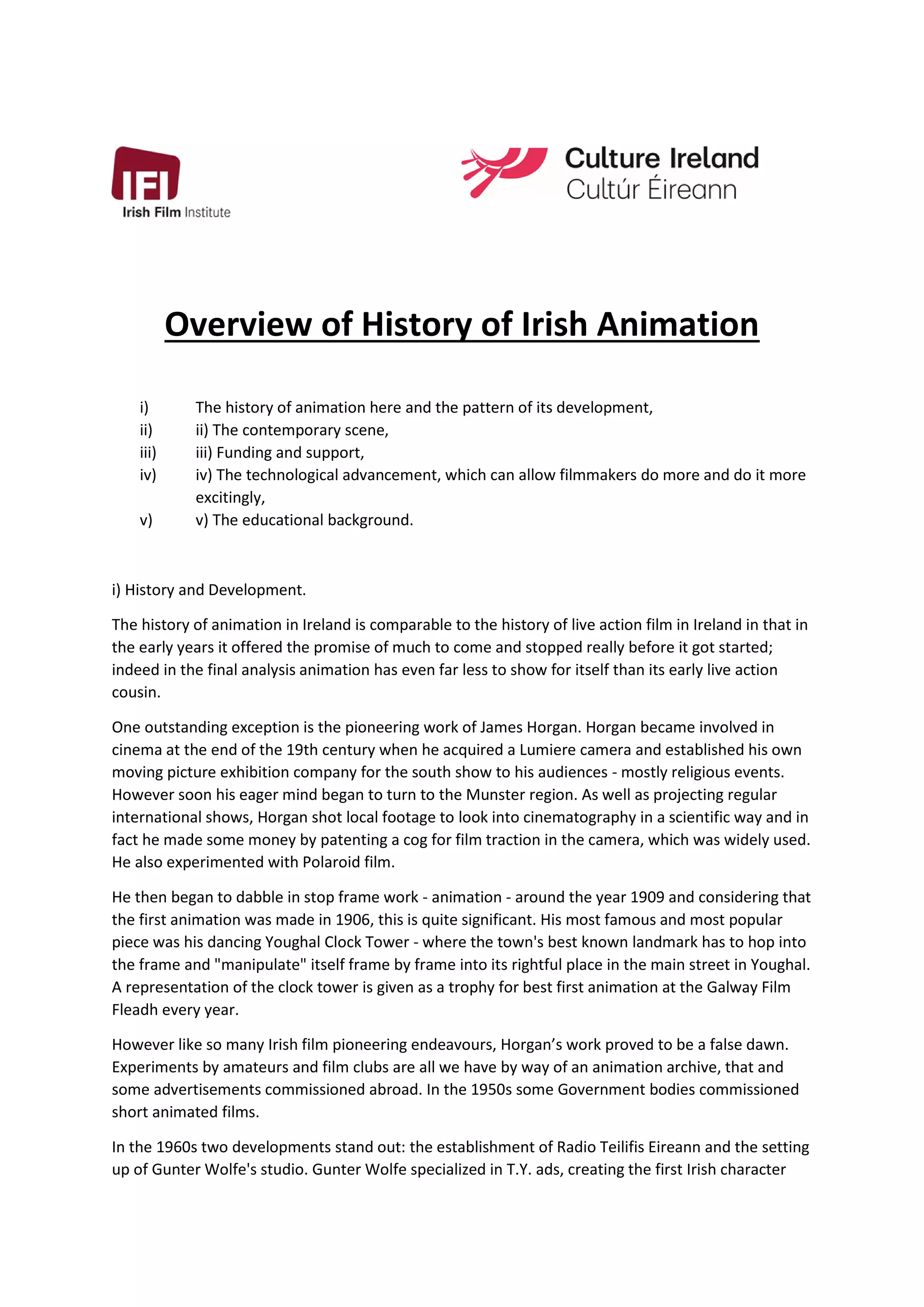 Overview-of-History-of-Irish-Animation-Copy | PDF