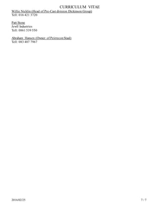 CHARL ERASMUS CV | DOCX