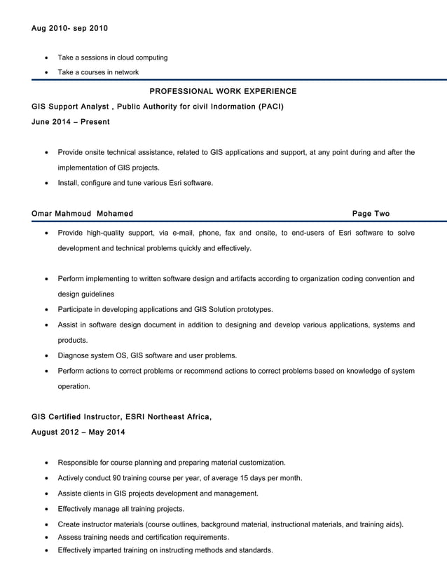 omar Mahmoud mohamedCV | PDF