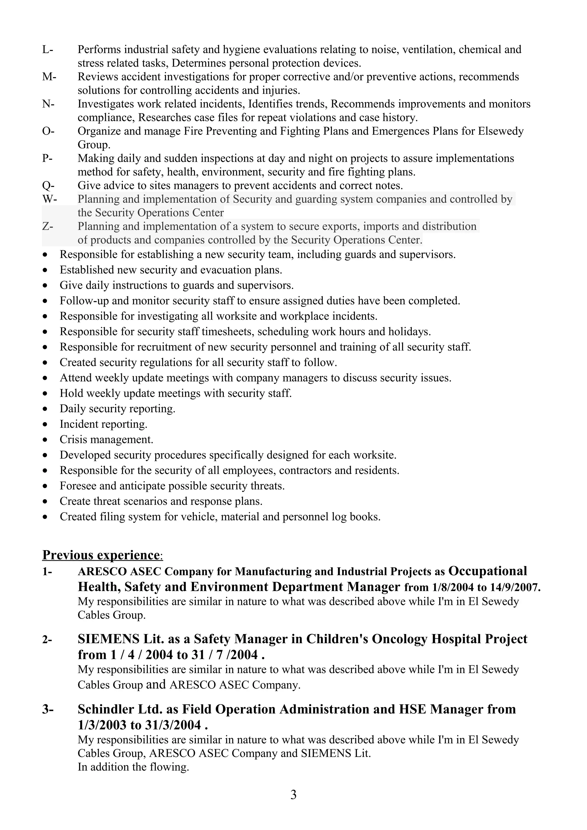 MohamedFarouk CV 2 ... | DOC | Business | Business and Finance