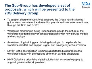 Overcoming the challenges of delivering 7DS for Echocardiogram and ...