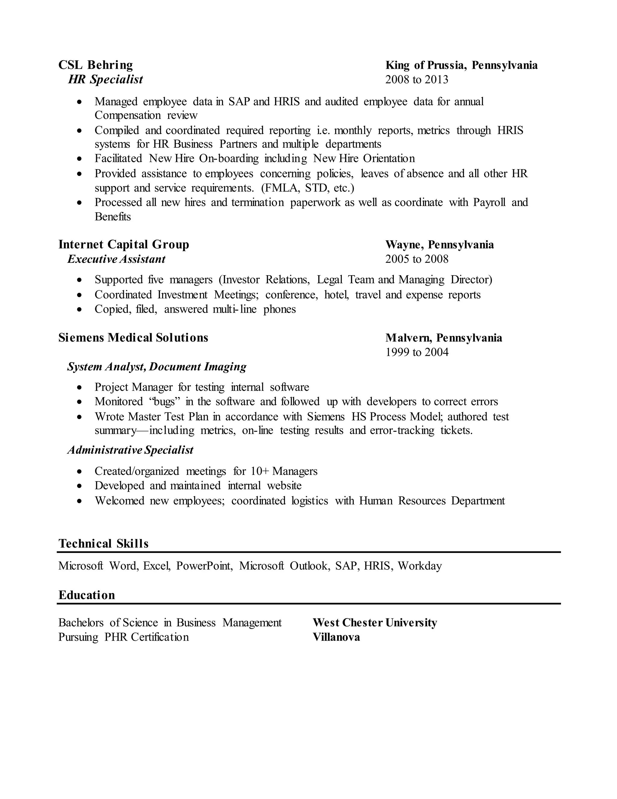 Amy Mackey_Resume 2015 | DOCX | Human Resources | Business