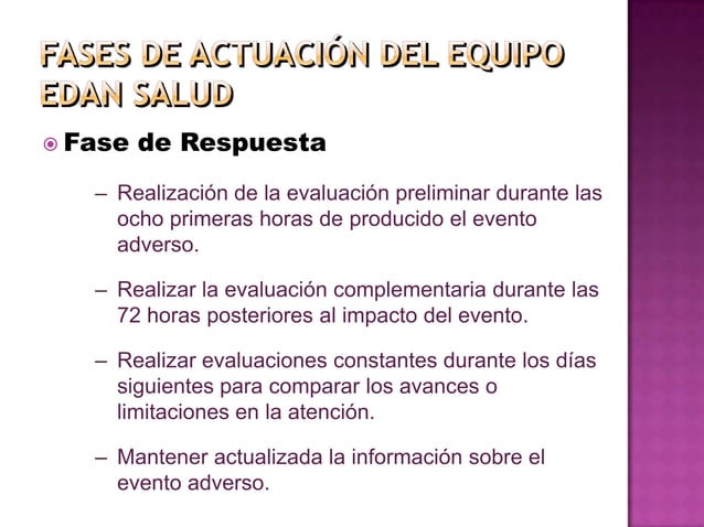 Evaluación De Daños Y Análisis De Necesidades En Salud Ante Desastres Ppt
