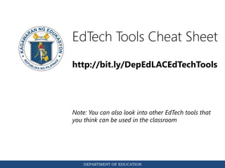 Educational Tools | PPTX