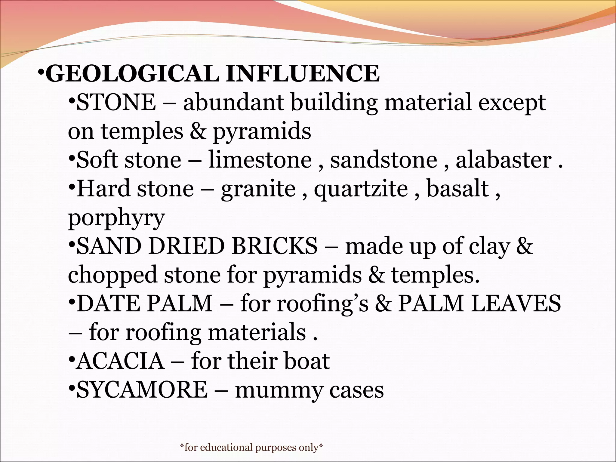 04 EGYPTIAN ARCHITECTURE | PPT