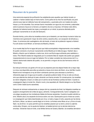 04 el midrash dice de bamidbar numeros | PDF