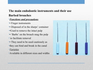 Endodontics. anatomy of root canals. instruments | PPT