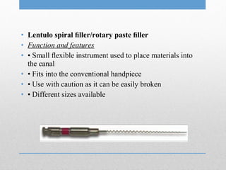 Endodontics. anatomy of root canals. instruments | PPT