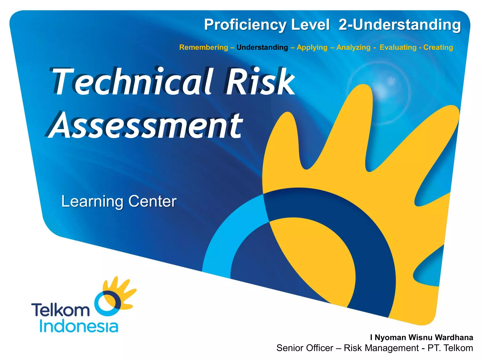 04 enterprise risk management telkom 2011 technical risk assessment | PPT