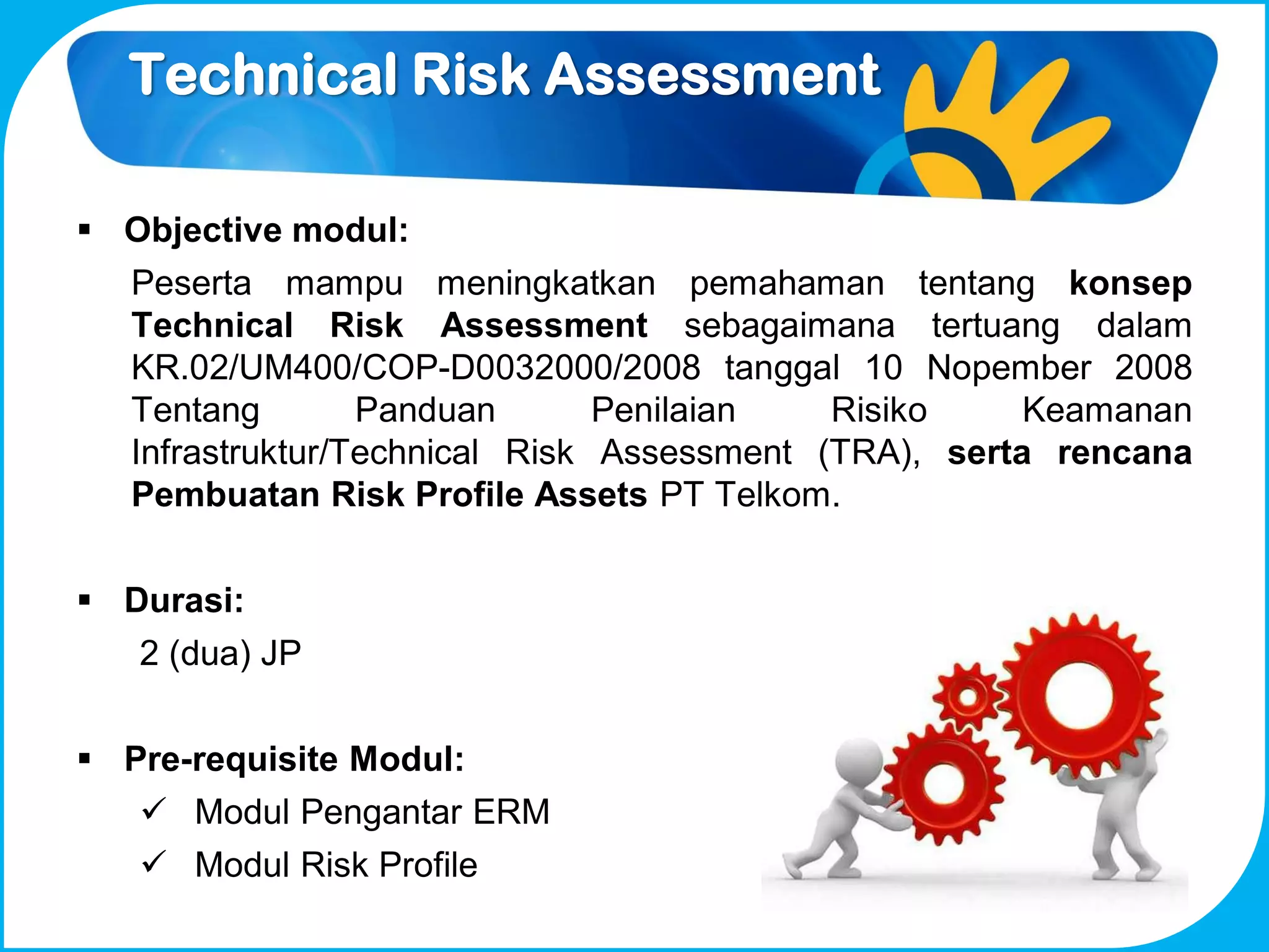 04 enterprise risk management telkom 2011 technical risk assessment | PDF